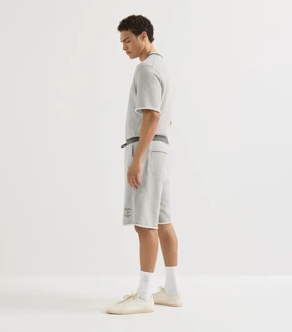 Brunello Cucinelli Cotton Track Bermuda Shorts