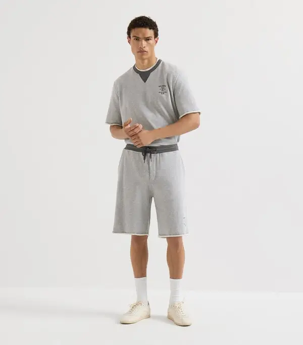 Brunello Cucinelli Cotton Track Bermuda Shorts