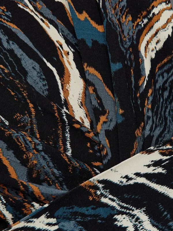 REISS Jasmine Abstract Print Jersey Mini Dress