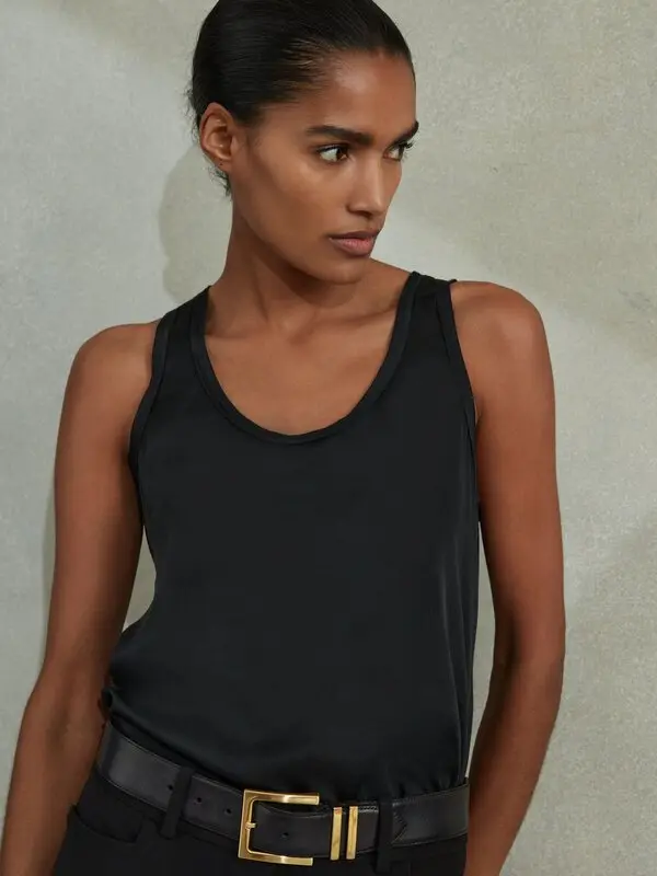 REISS Silk Vest Top