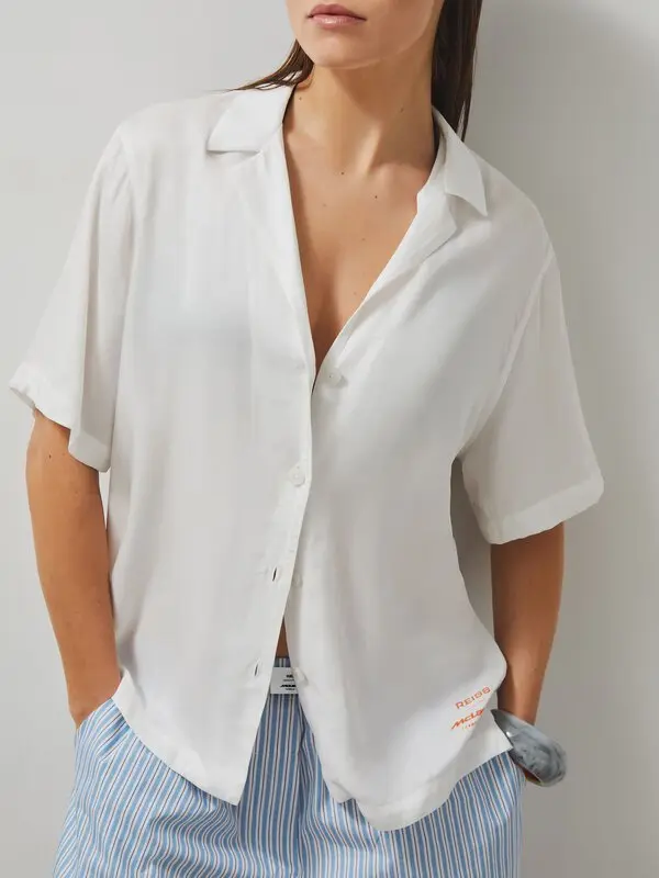 REISS X Mclaren Monaco Gp Printed Shirt