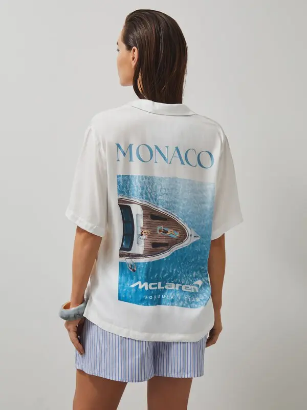 REISS X Mclaren Monaco Gp Printed Shirt