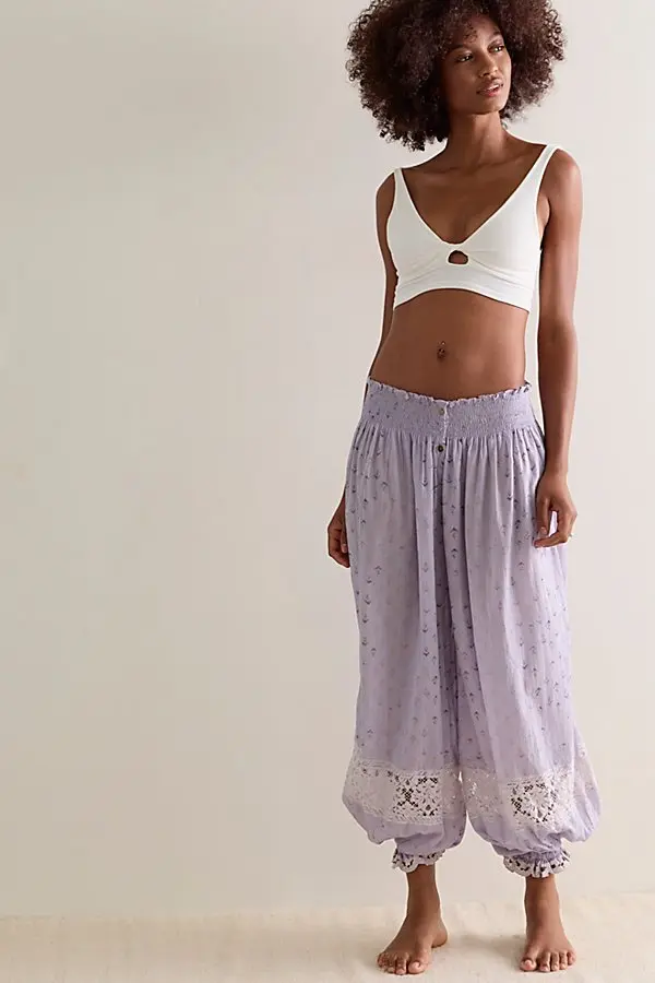 INTIMATELY Soft Spoken Sleep Pants At - Grey Lilac Combo