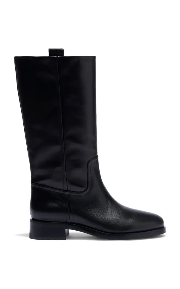 AeydĒ Theo Leather Boots - Black