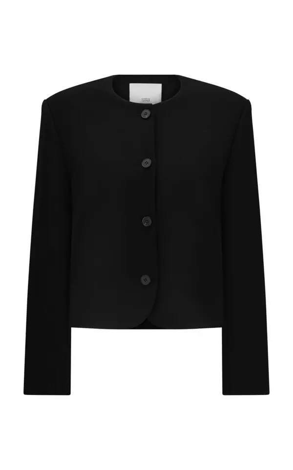 HARRIS TAPPER Exclusive Tilmens Cropped Blazer - Black