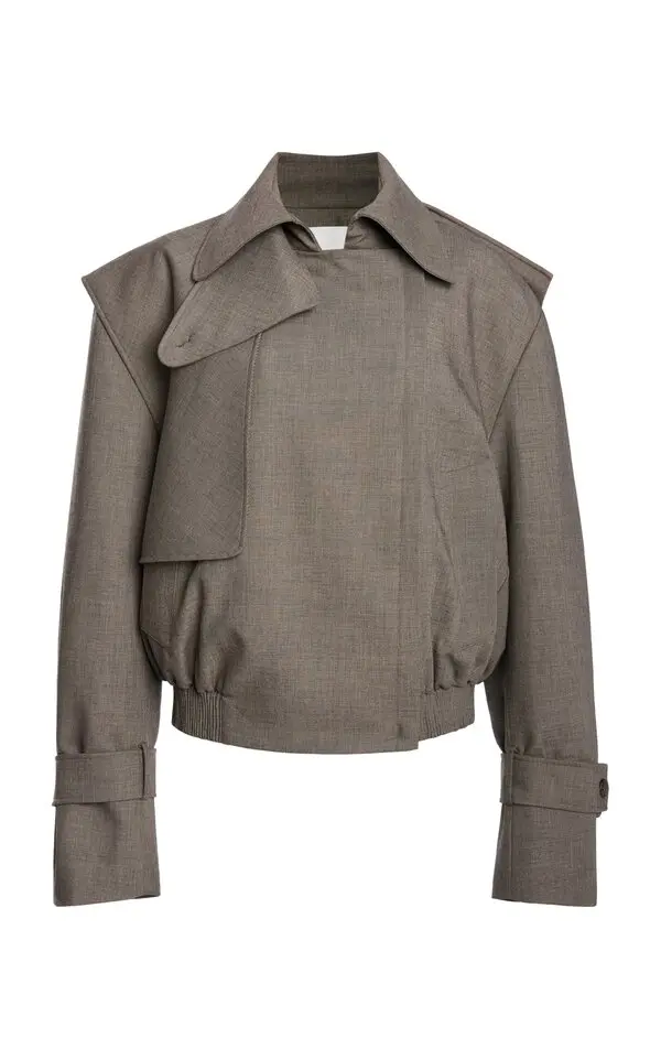 Christopher Esber Cropped Bomber Jacket