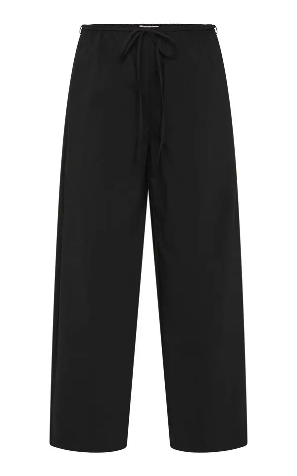 ST. AGNI Rouleau Crop Pants - Black