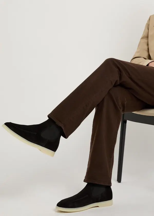 AURELIEN City Suede Chelsea Boots