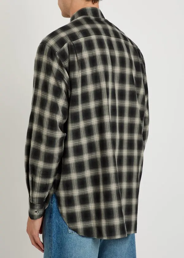 SSSTEIN Checked Woven Shirt