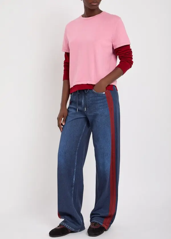Rag & Bone Miramar Jeans-print Terry Track Pants