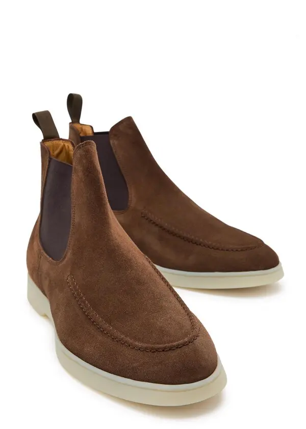 AURELIEN City Suede Chelsea Boots