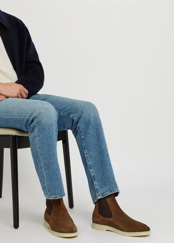 AURELIEN City Suede Chelsea Boots