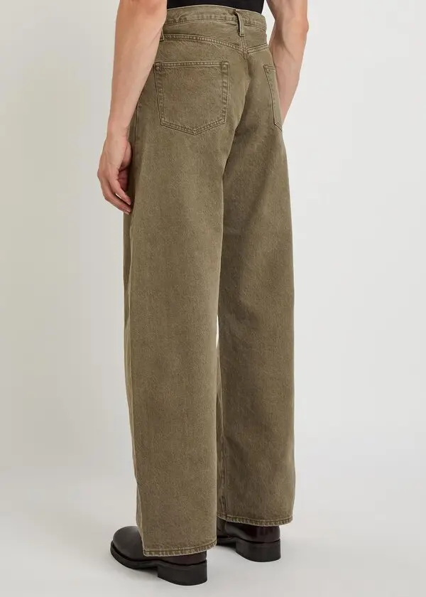 SSSTEIN Deformation Barrel-leg Jeans