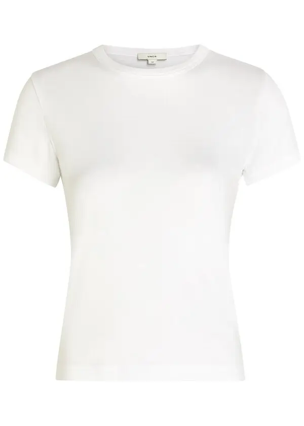 Vince Shrunken 90s Cotton And Modal-blend T-shirt