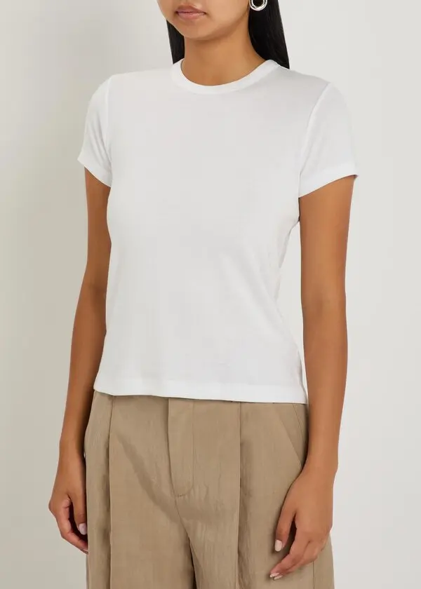 Vince Shrunken 90s Cotton And Modal-blend T-shirt