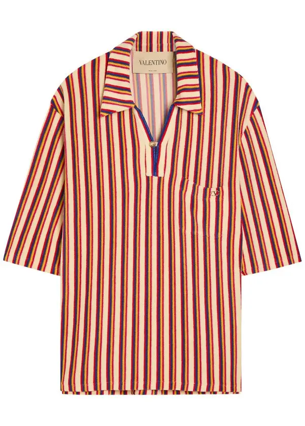 Valentino Garavani Striped Terry Shirt - Multicoloured 1