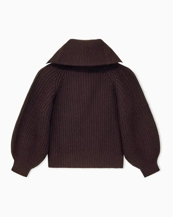 Armani Exchange Regular Fit Pullover Knitted In Virgin Wool And Acrylic