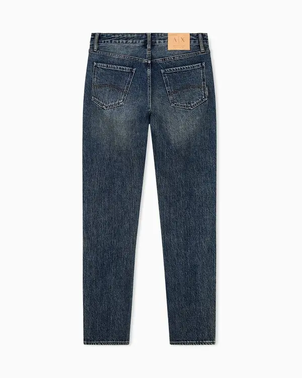 Armani Exchange Slim Fit Stretch Denim Jeans - Blue
