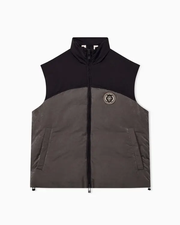 Armani Exchange Sleeveless Blouson Jacket