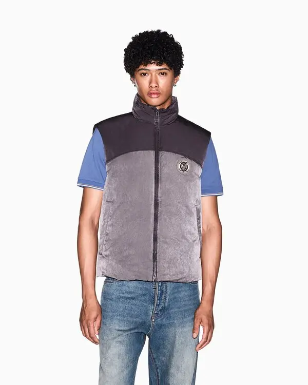 Armani Exchange Sleeveless Padded Blouson Jacket