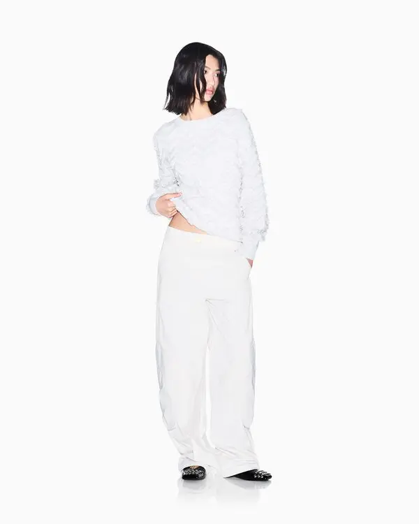 Armani Exchange Crinkle Nylon Down-padded Oversized Trousers
