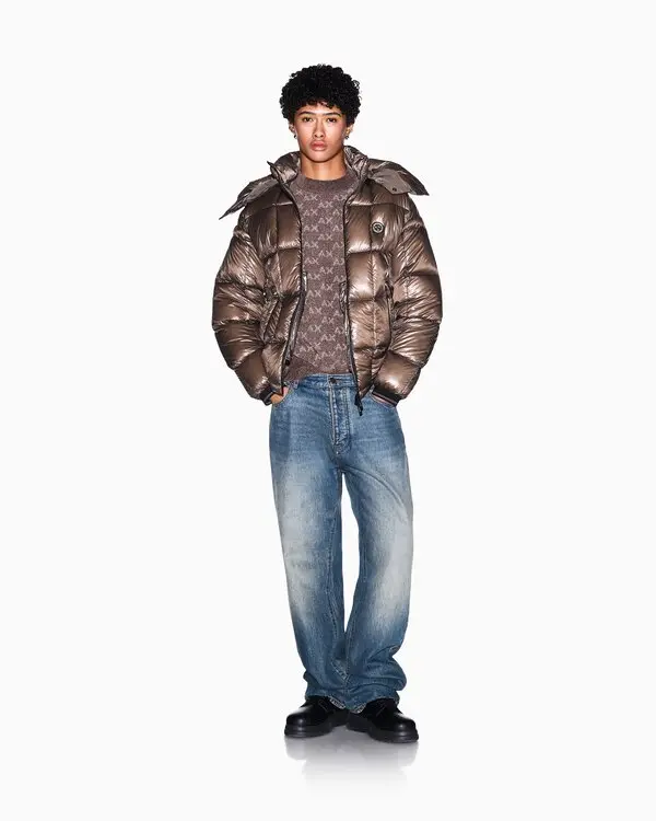 Armani Exchange Pullover In Viscose Blend - Brown