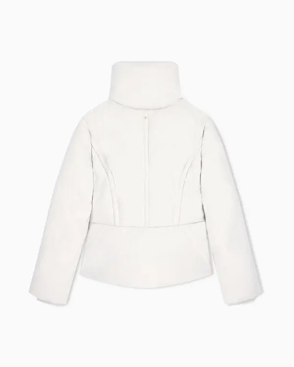Armani Exchange Down Jacket In Crinkle Nylon