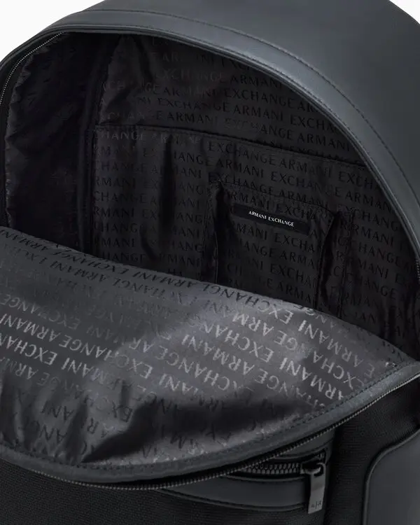 Armani Exchange Coated Exterior Backpack