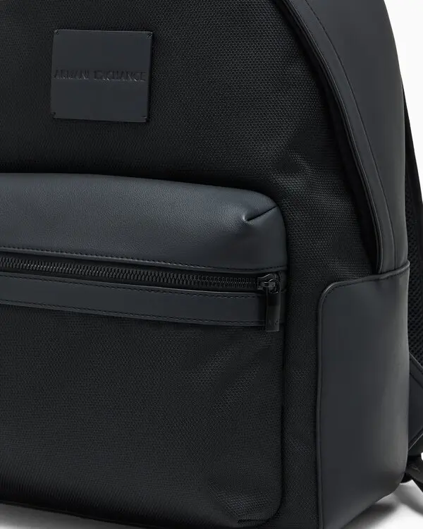 Armani Exchange Coated Exterior Backpack