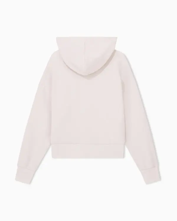 Armani Exchange Sweatshirt In Stretch Viscose Scuba - Beige