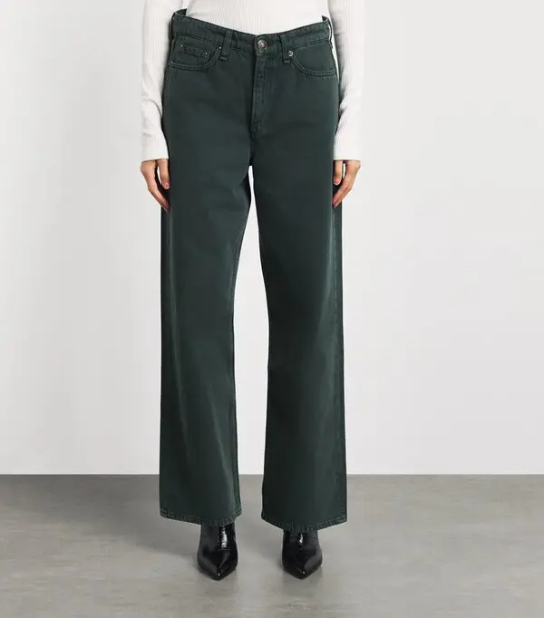 Rag & Bone Logan Mid-rise Wide-leg Jeans