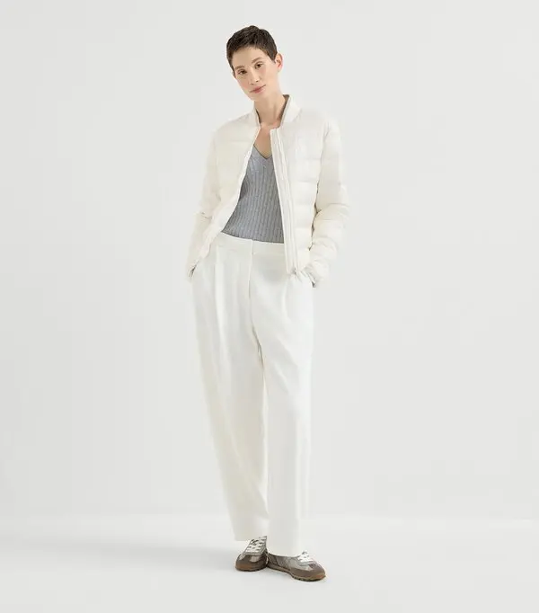 Brunello Cucinelli Cotton Ribbed V-neck Sweater