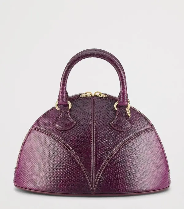 BVLGARI Small Leather Marquise Top-handle Bag