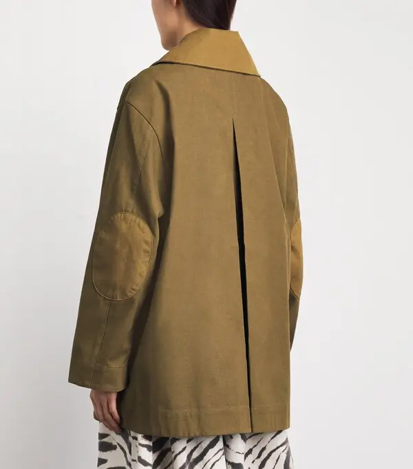 GANNI Cotton Canvas Workwear Jacket