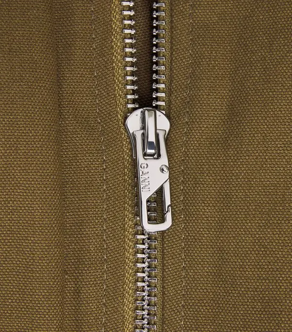 GANNI Cotton Canvas Workwear Jacket