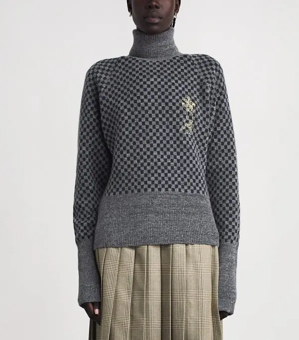 VIVIENNE WESTWOOD Checkmate Rollneck Sweater