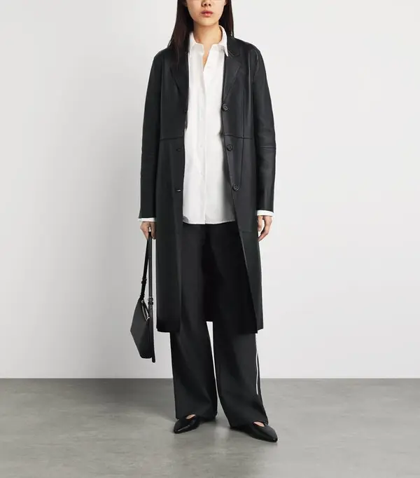 HERSKIND Pinstripe Davi Wide-leg Trousers