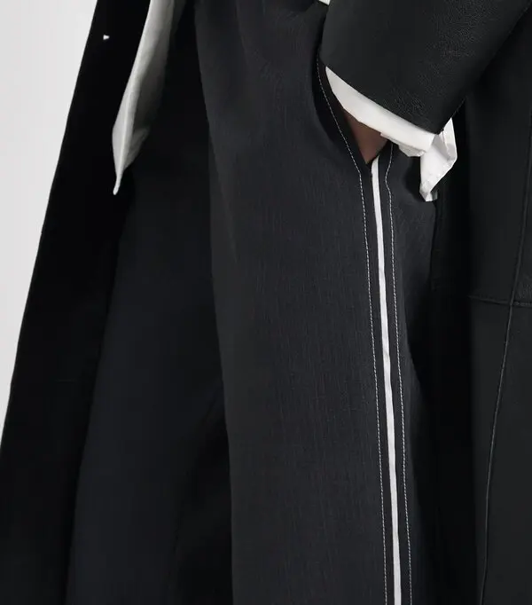 HERSKIND Pinstripe Davi Wide-leg Trousers