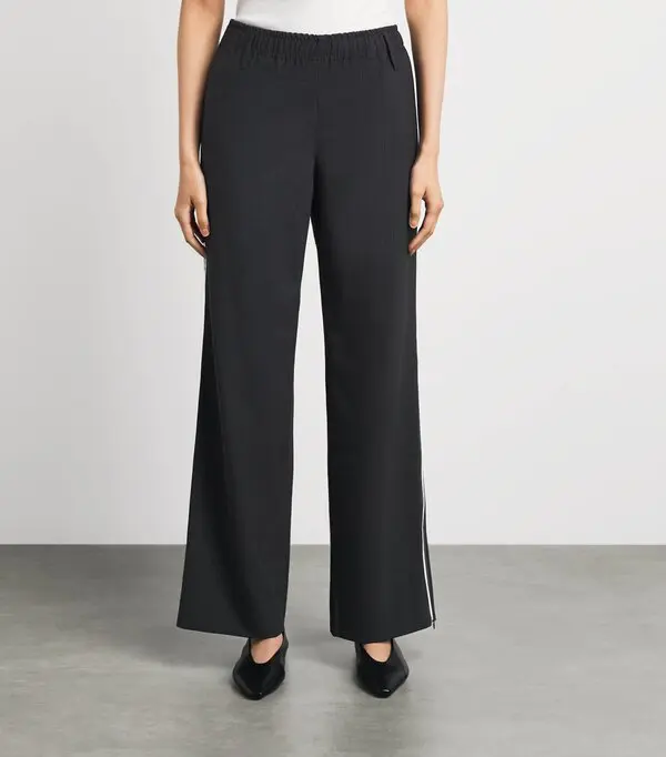HERSKIND Pinstripe Davi Wide-leg Trousers