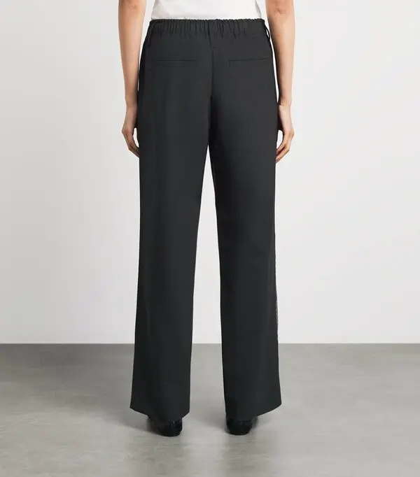 HERSKIND Pinstripe Davi Wide-leg Trousers