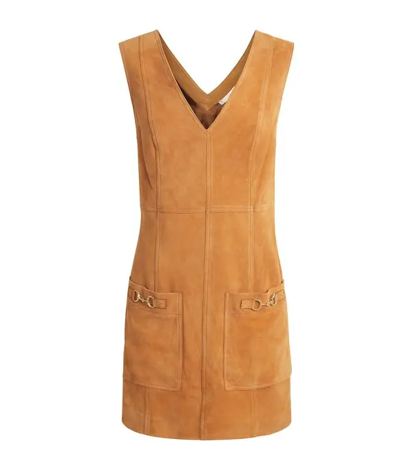 Ulla Johnson Suede Sloane Mini Dress