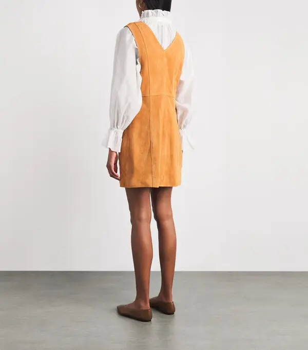 Ulla Johnson Suede Sloane Mini Dress