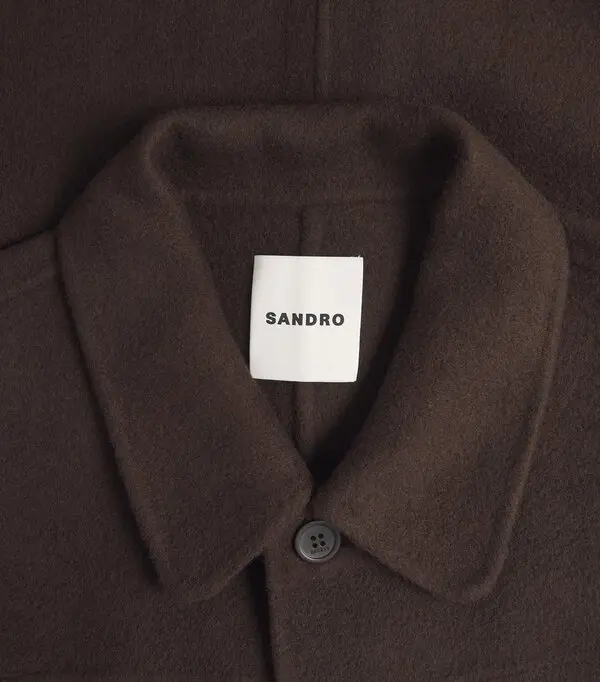 Sandro Wool-blend Double-face Jacket