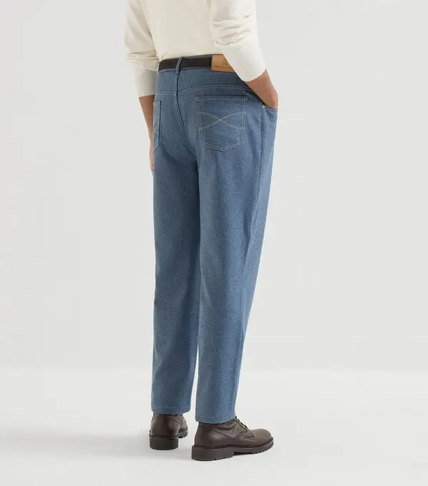 Brunello Cucinelli Virgin Wool Slim Trousers