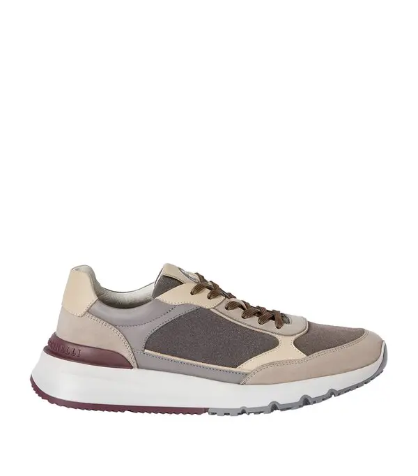 Brunello Cucinelli Nubuck-suede Sneakers