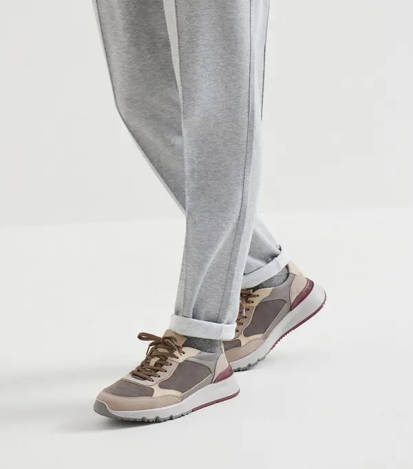 Brunello Cucinelli Nubuck-suede Sneakers