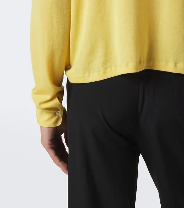 THE ROW Reyes Cashmere And Silk Polo Sweater