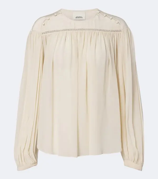 Isabel Marant Étoile Nuna Silk Blouse - White