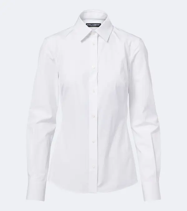 Dolce & Gabbana Cotton-blend Shirt - White