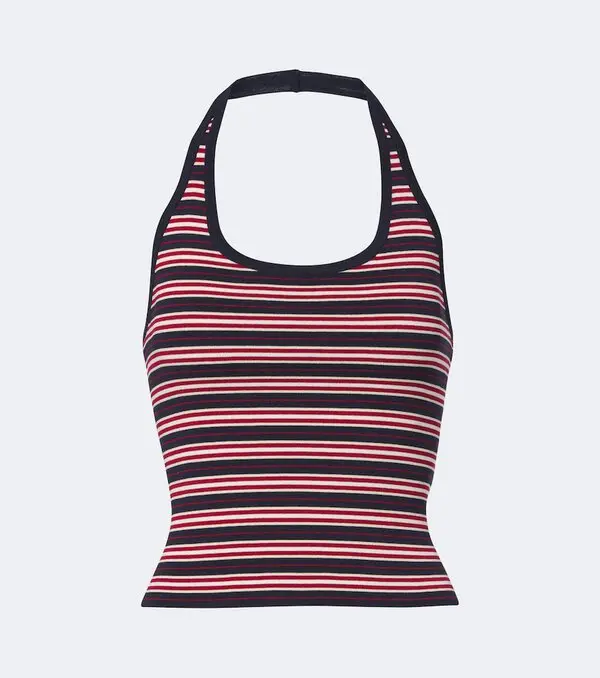 Faithfull The Brand Dorris Striped Cotton-blend Top